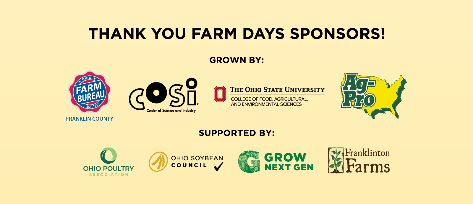 COSI - Farm Days